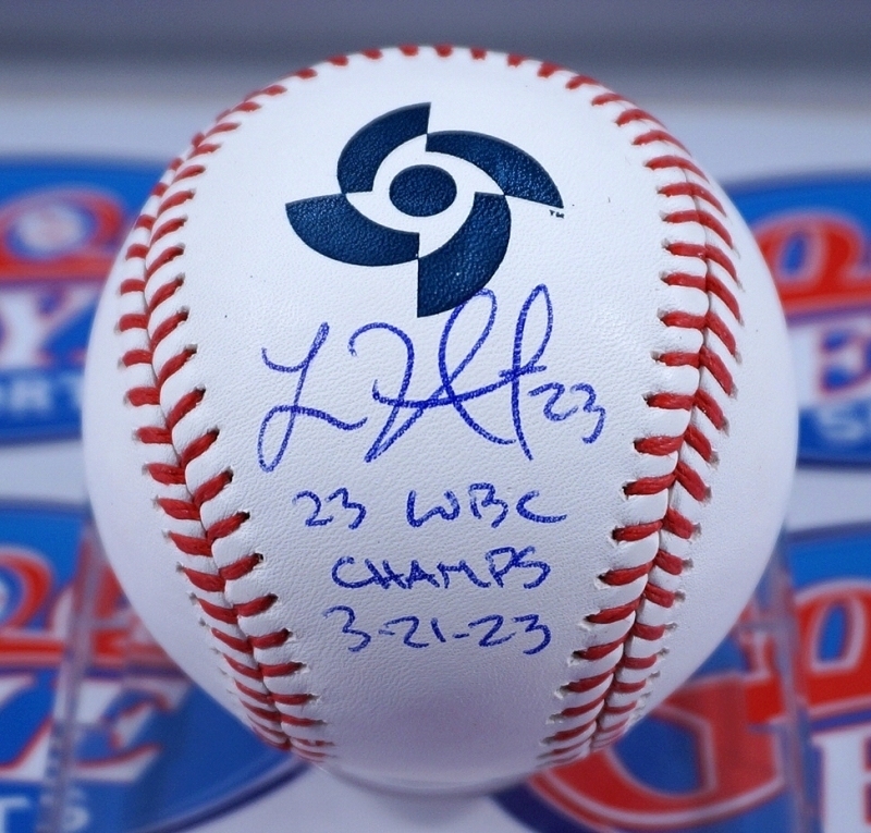 GE★新着！ラーズ・ヌートバー2023年直筆サイン+23 WBC CHAMPS+3/21/23侍ジャパン優勝日付WBC公式ボール#サイン会品#JSA社☆大谷翔平MVP - 购够网